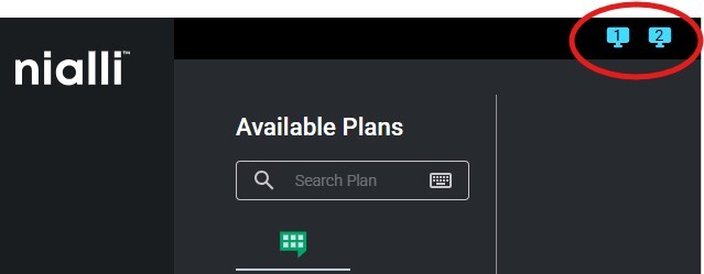 Using Nialli Visual Planner across multiple screens