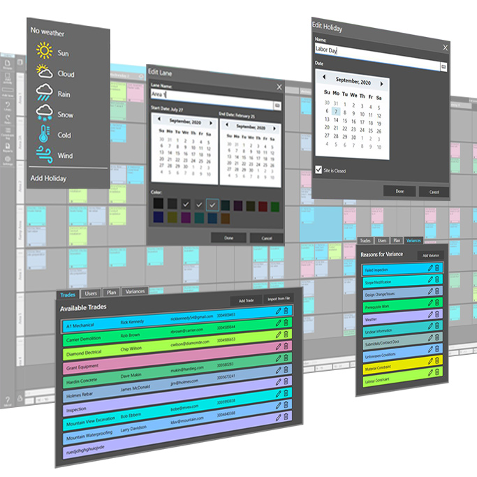Nialli Visual Planner | Digital pull planning for construction