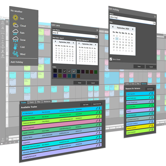 Nialli™ Visual Planner | Digital pull planning