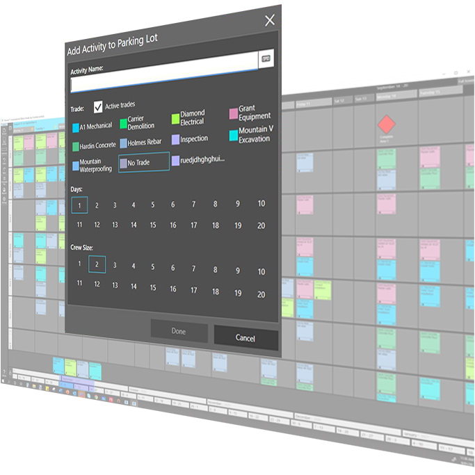 Nialli™ Visual Planner | Digital pull planning